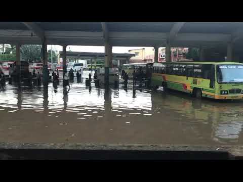 Davangere Bus Stand after Rain today 26 Sept 2018. Heavy Rains in ...