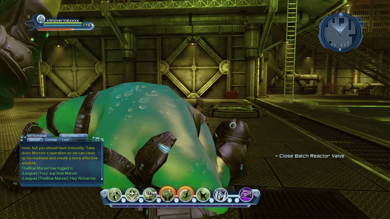 DCUO Wolverine in Ace Chemicals - YouTube