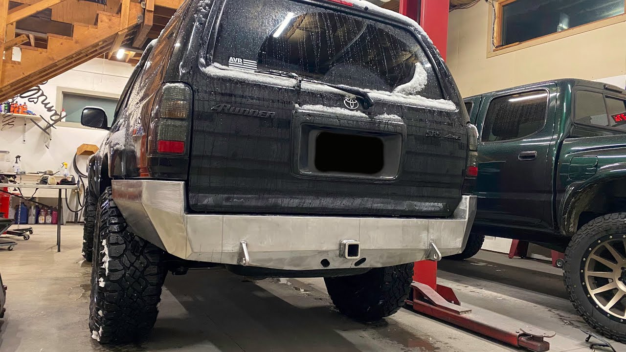 Building A SWEET Rear Bumper For The 3RD Gen 4Runner!! - YouTube