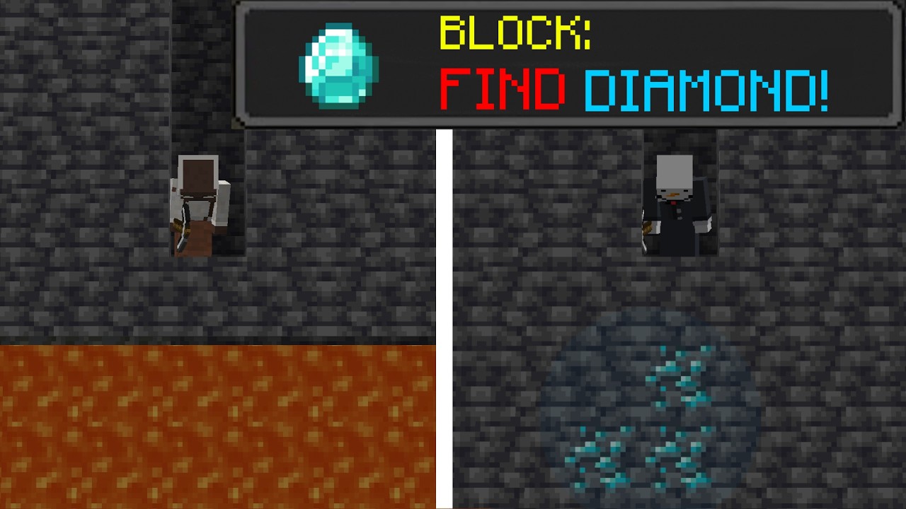 LAST To Find The Minecraft Block LOSES - YouTube