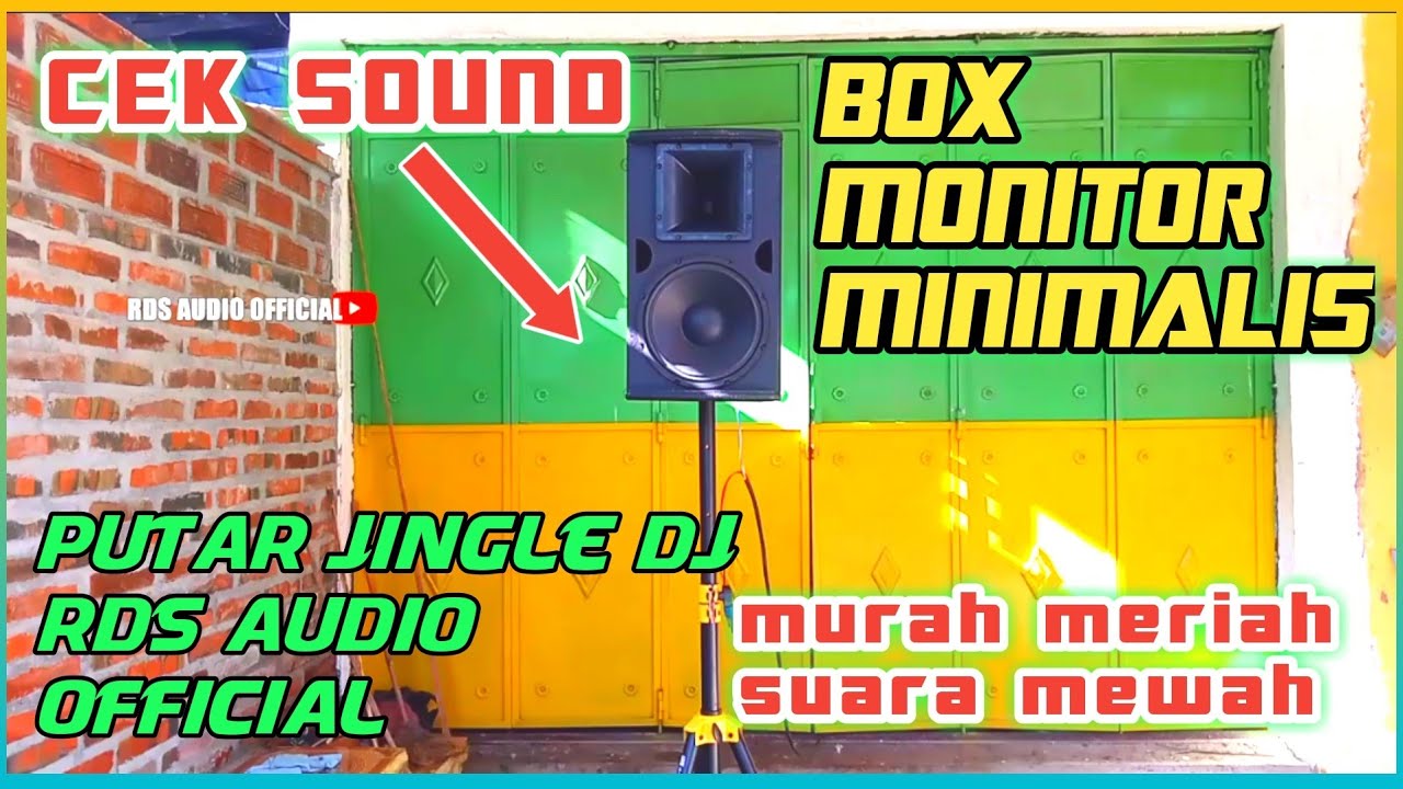 CEK SOUND MONITOR 10 inch custom ‼️suara CLARITY cocok buat job ...