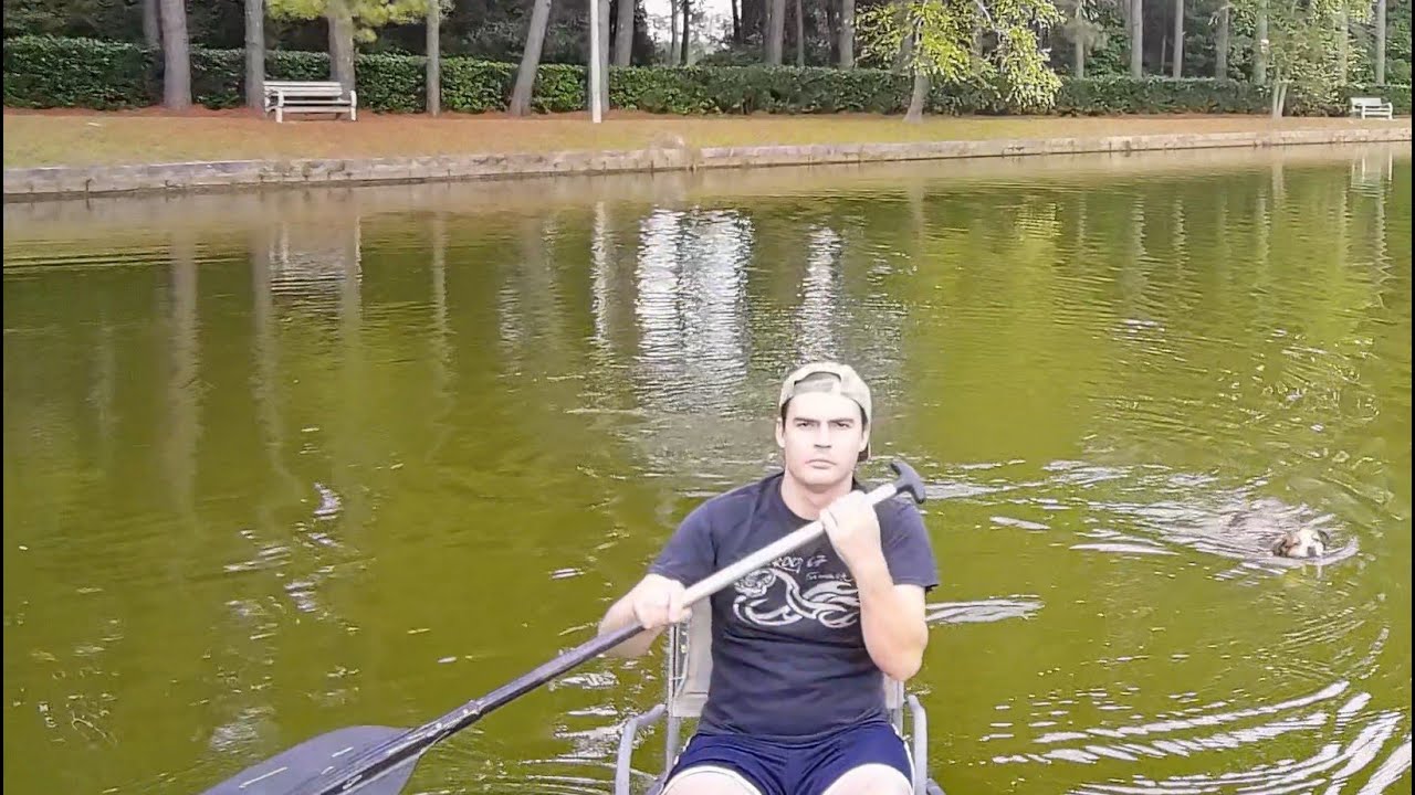 Kayaking @ Wood Duck Lake Ft. Lucy - YouTube