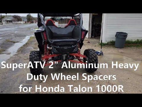 2022 Honda Talon 1000r With 2in rear Wheel Spacers on Factory Wheels ...