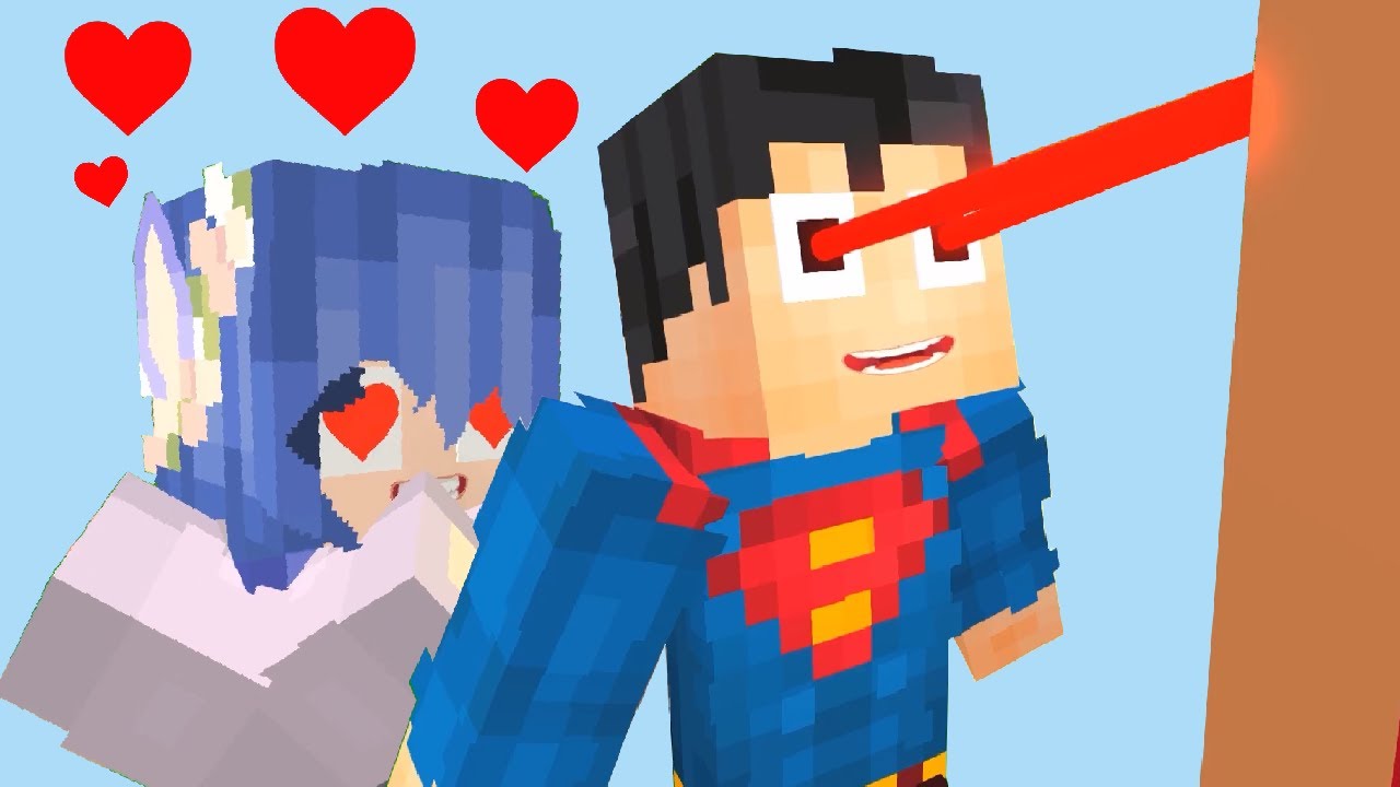 Dating With Superman | Minecraft meme | Animation Comedy - YouTube