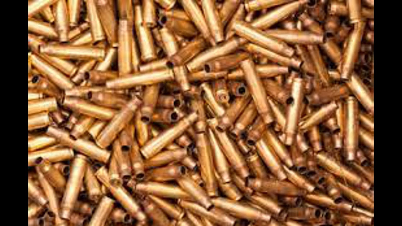 Shell Casings Poured On Metal sound effect - YouTube