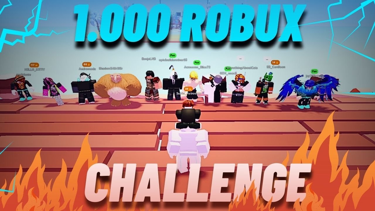 11 Players Vs 1000 Robux. Who Wins? - YouTube