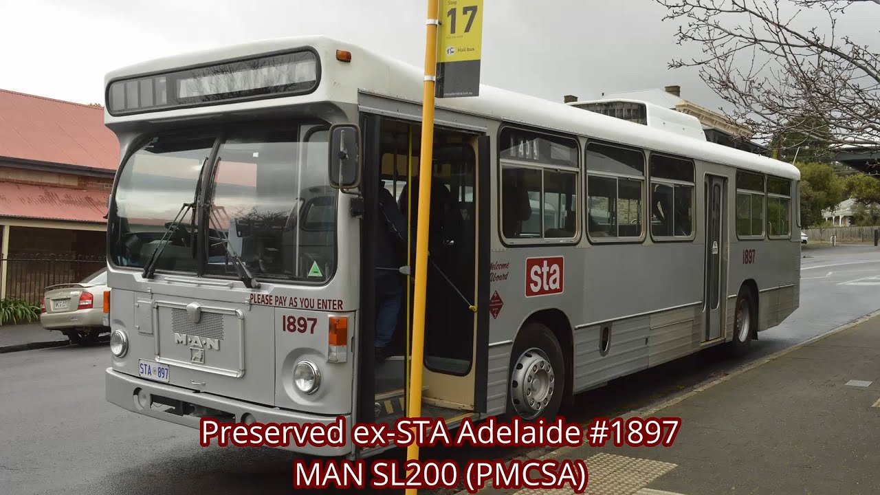 Preserved STA #1897 MAN SL200 (PMCSA 'Commuter) - YouTube