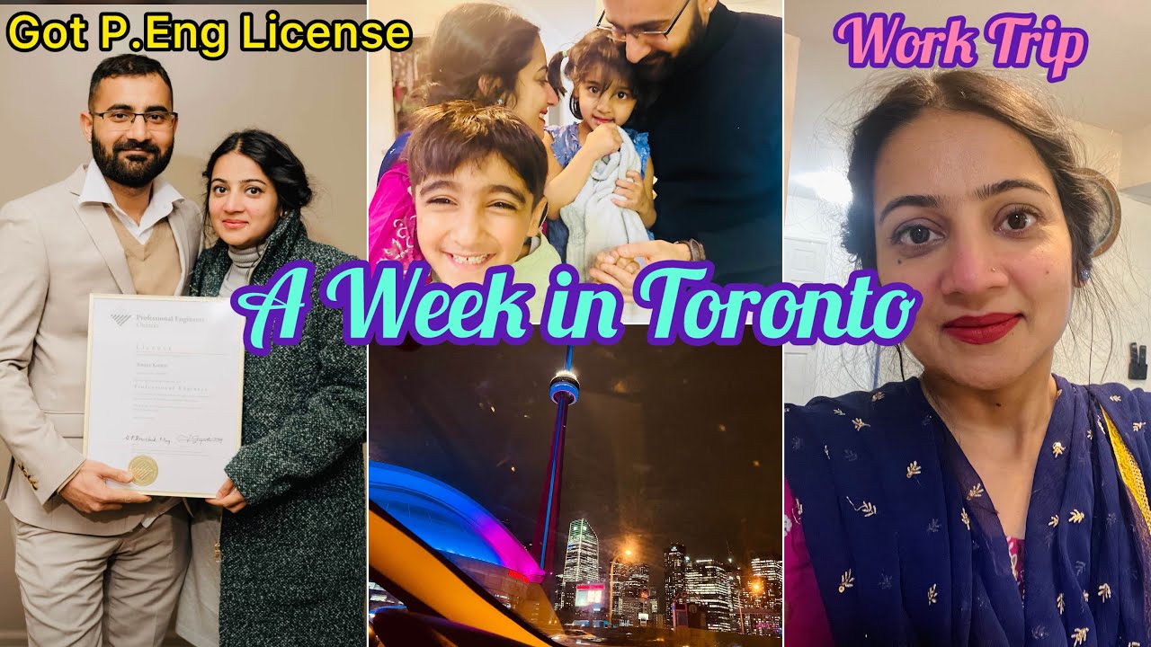 P.Eng License Ceremony | Work Trip to Toronto | Life of Engineers in ...