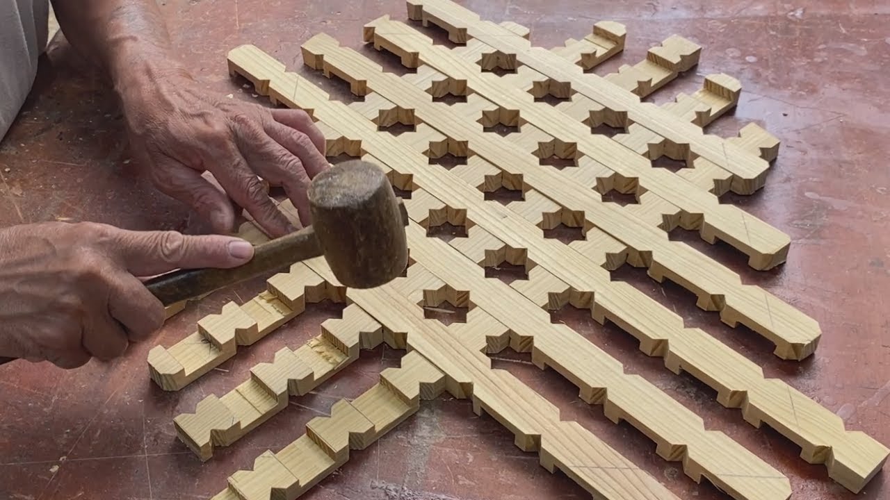Great Thinking And Creativity. Creating A Bench With Exquisite ...