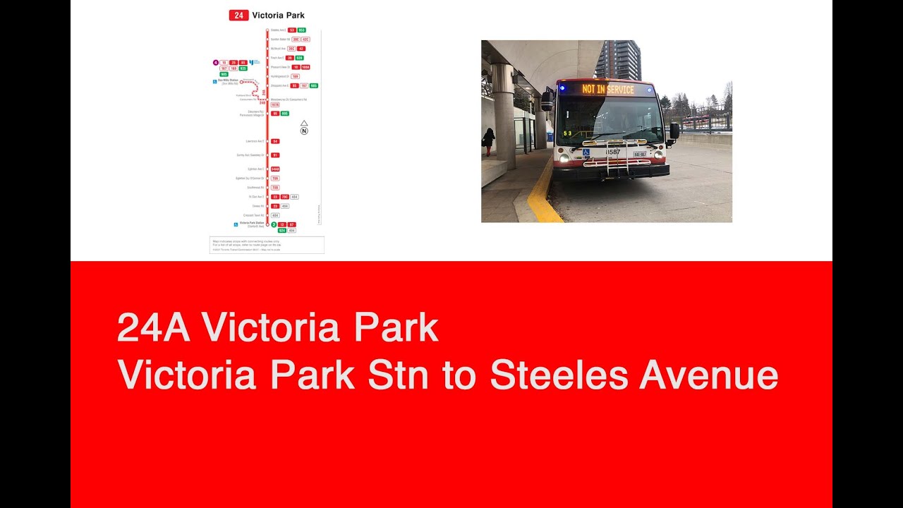TTC 24A Victoria Park (Victoria Park Station to Steeles Avenue) | 2016 ...