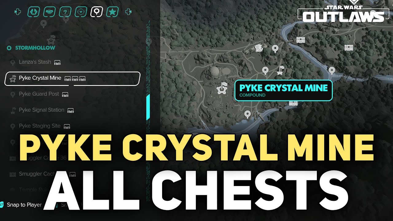 Pyke Syndicate Crystal Mine All Treasure Chest Locations - Star Wars ...