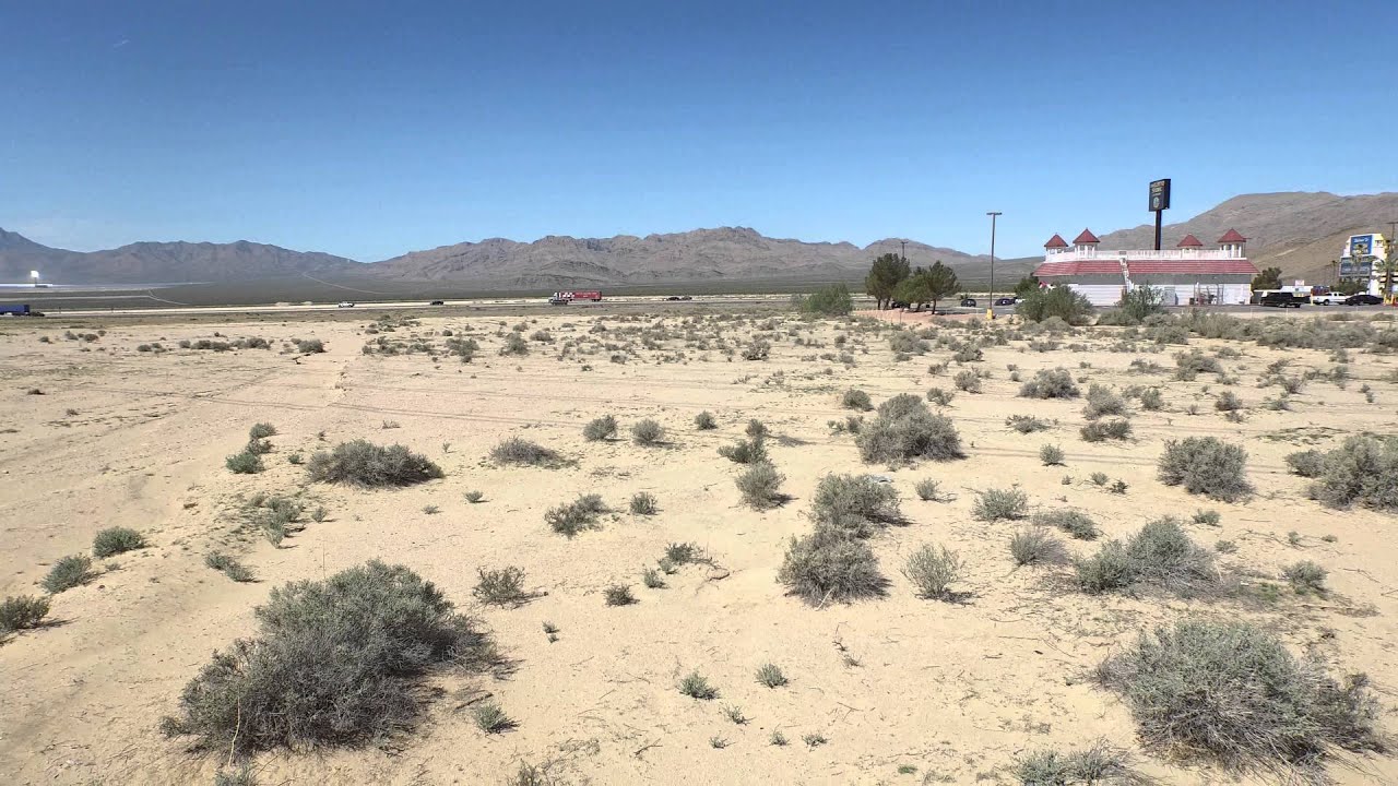 Drone Flying Over Desert In Primm Nevada - YouTube