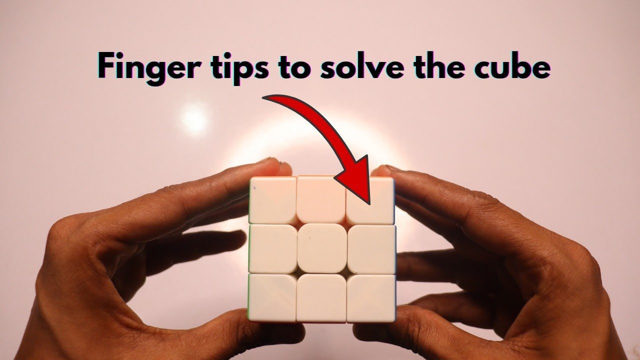 Learn a few finger tips to solve the cube /#cubers #rubikscube # ...