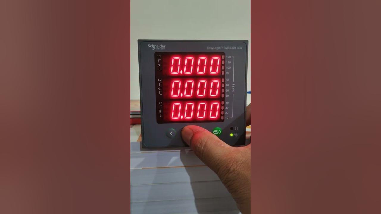 EM6436H Parameter setting manual CT setting in EM6436 multifunction meter - YouTube