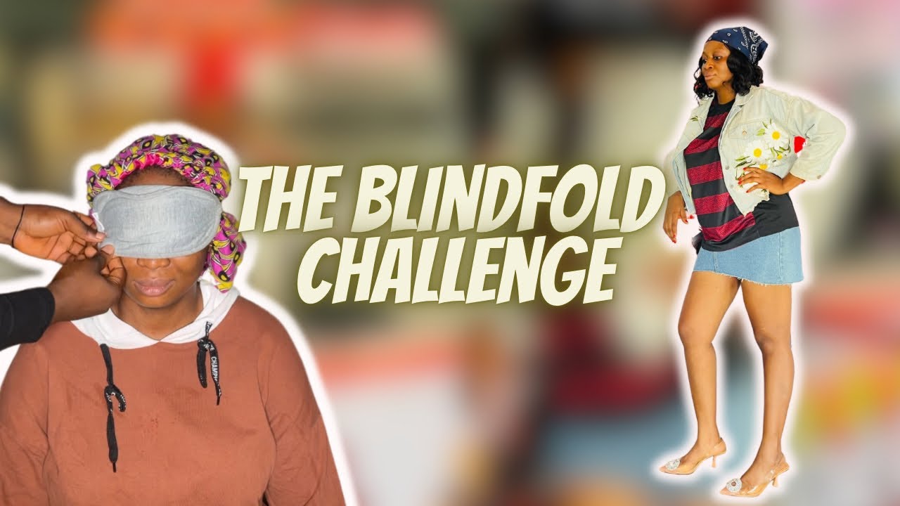 THE BLINDFOLD CHALLENGE// picking out outfits while blindfolded - YouTube
