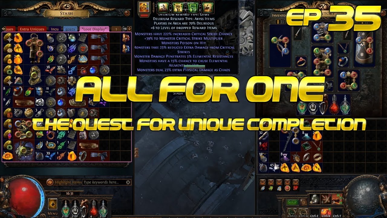 All for One (ssf) #35 "INSANE first Unique Cluster Jewel" - YouTube