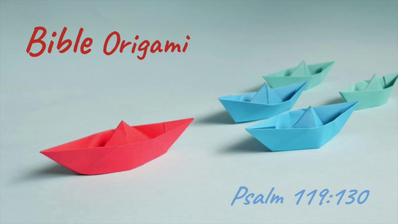 Bible Origami - YouTube