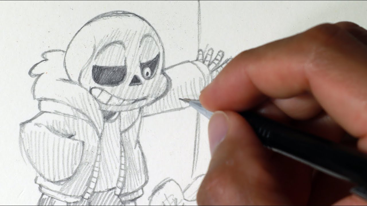 How to draw Undertale sans - YouTube