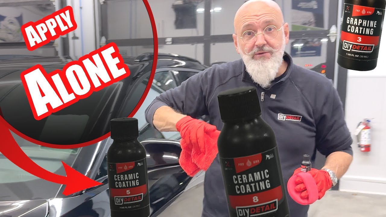 How to apply a ceramic coating alone by Diy Detail ? - YouTube