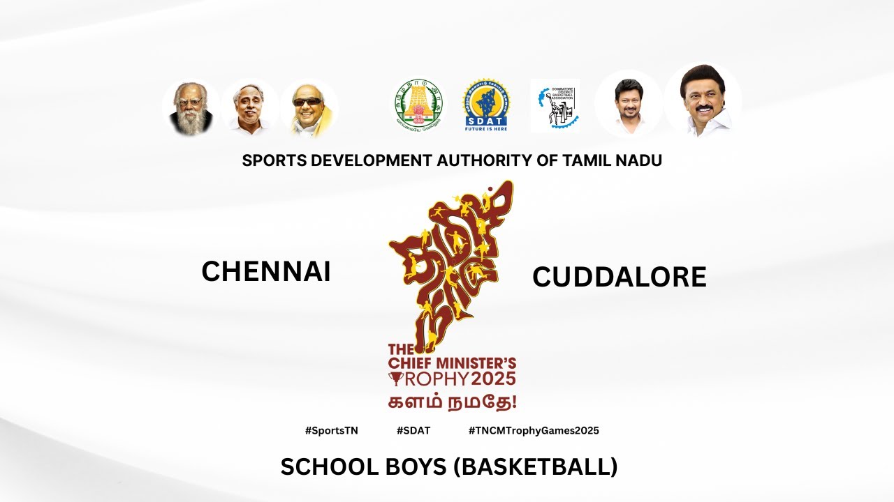 CHENNAI Vs CUDDALORE I SDAT I BASKETBALL I CM TROPHY 2025 - YouTube