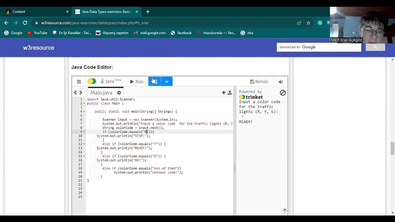 COMP109 Classwork Week-2 TASKS 1B - YouTube