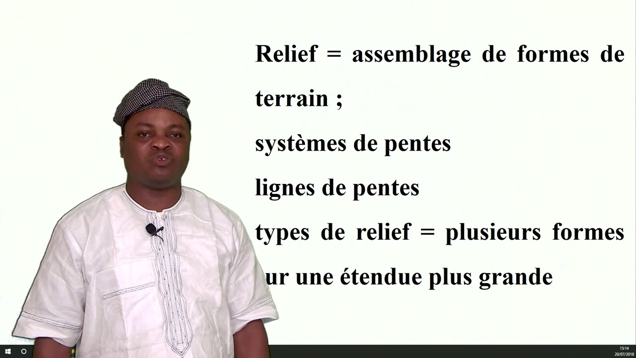 Géomorphologie structurale - Partie 1 - Dr AGOÏNON Norbert - YouTube