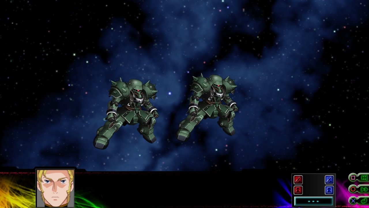 SRW Z3 - Geara Zulu (Guards Type) All Attacks - YouTube