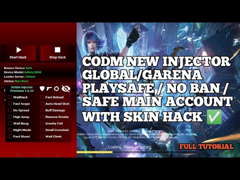 CODM NEW INJECTOR GLOBAL/GARENA PLAYSAFE / NO BAN / SAFE MAIN ACCOUNT ...