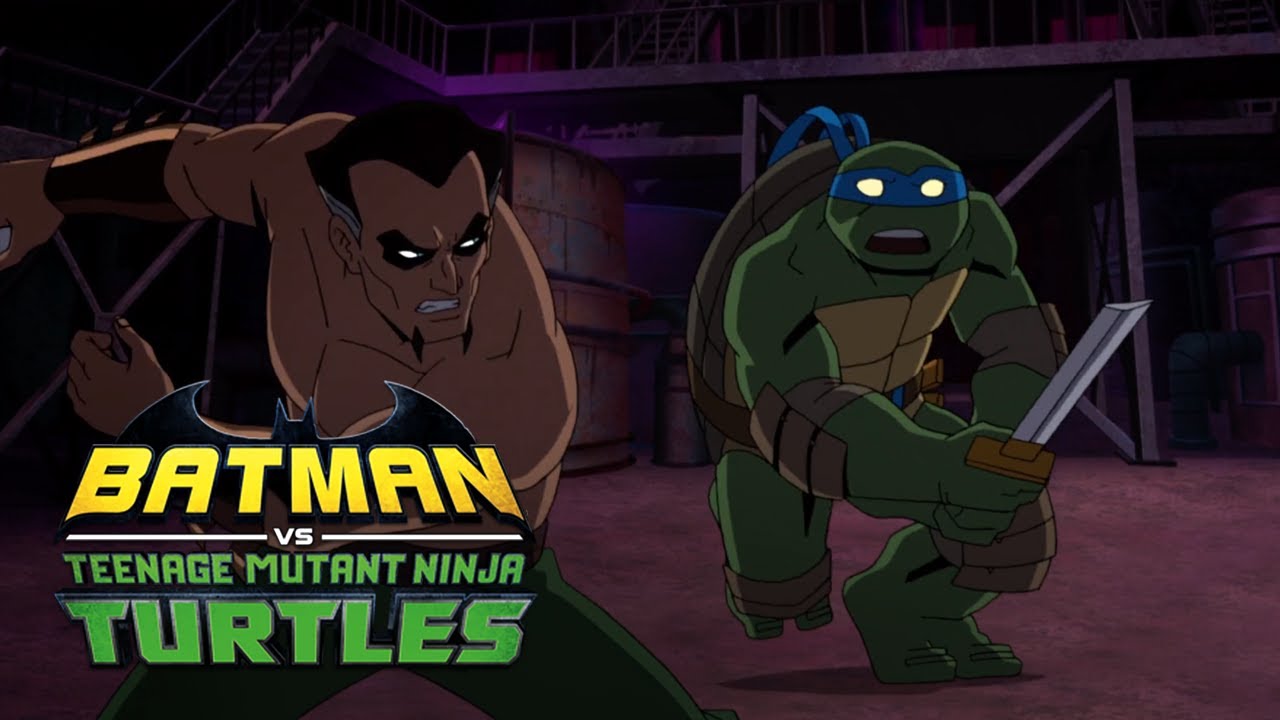 Leonardo pelea contra Ra's al Ghul | Batman vs Teenage Mutant Ninja ...