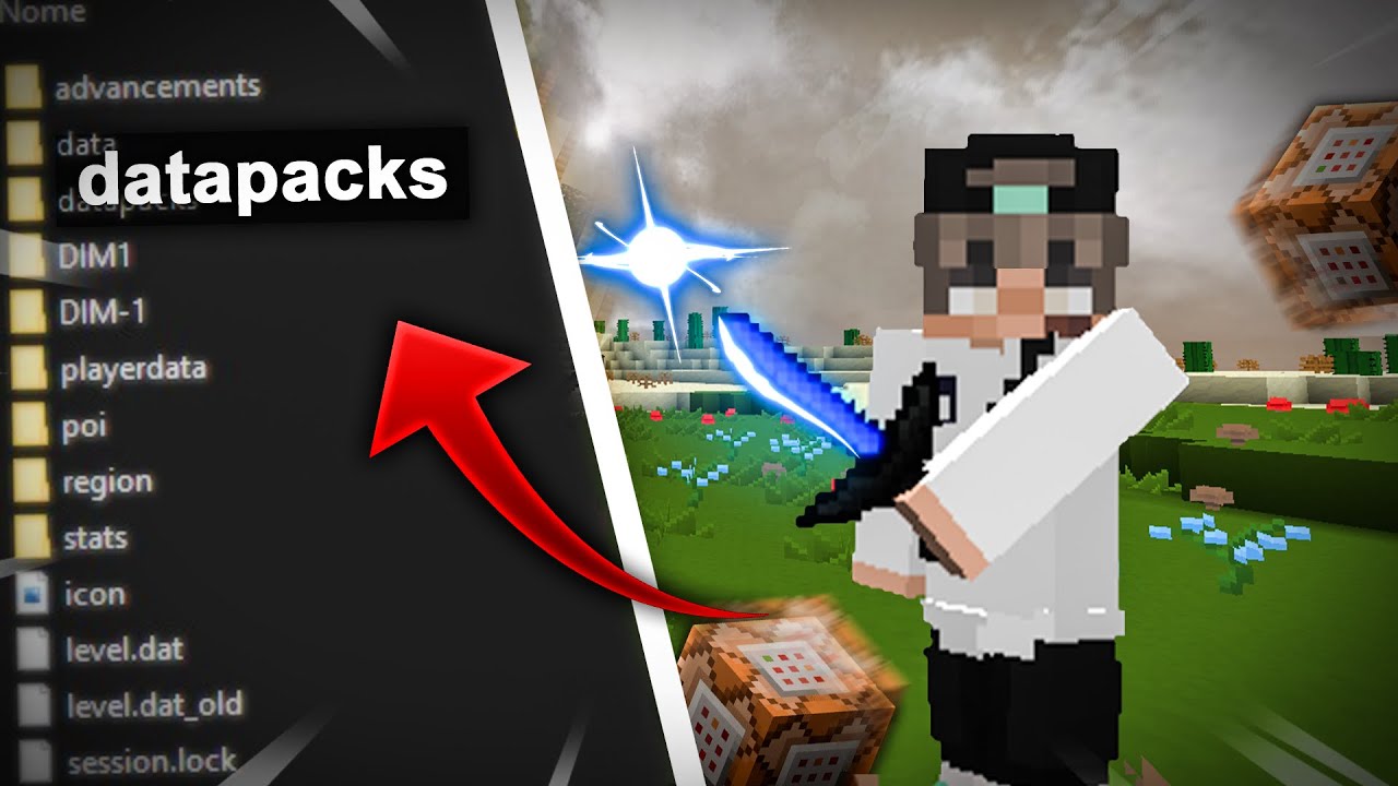COMO BAIXAR E INSTALAR DATAPACKS NO SEU MINECRAFT 😱 TODAS AS VERSÕES - YouTube