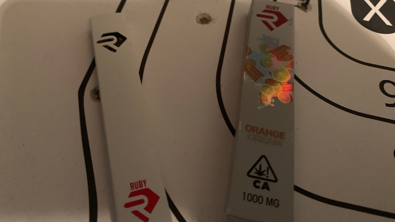 Ruby Orange Cream Disposable - YouTube