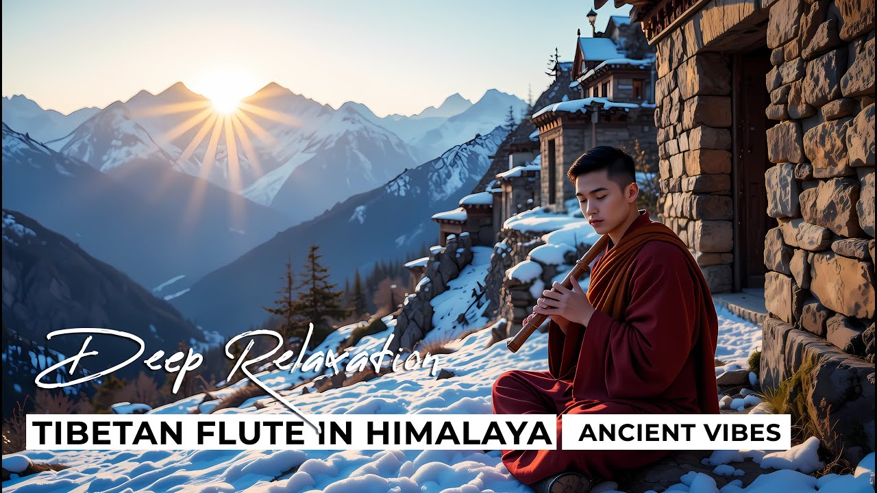 Tibetan Flute in Himalaya Ancient Vibes for Deep Relaxation - YouTube