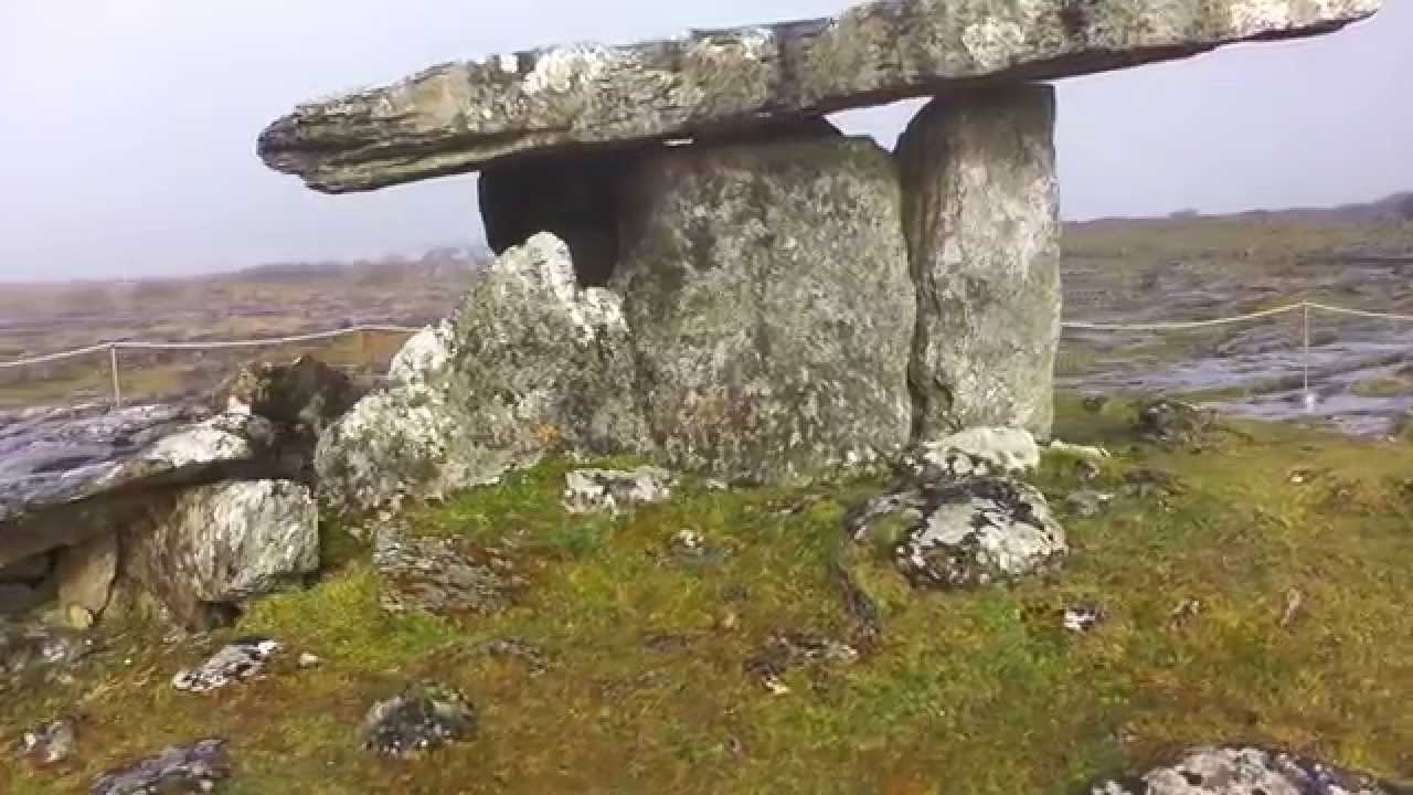 Drone footage of Pol na Bron Dolmen during eclipse 2015 - YouTube