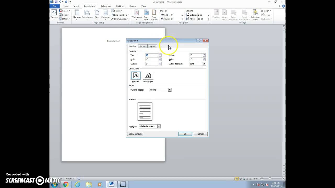 Horizontal & Vertical Centering - YouTube
