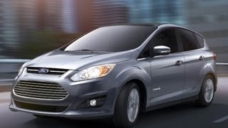 2013 Ford CMAX Hybrid Start Up and Review 2.0 L 4-Cylinder