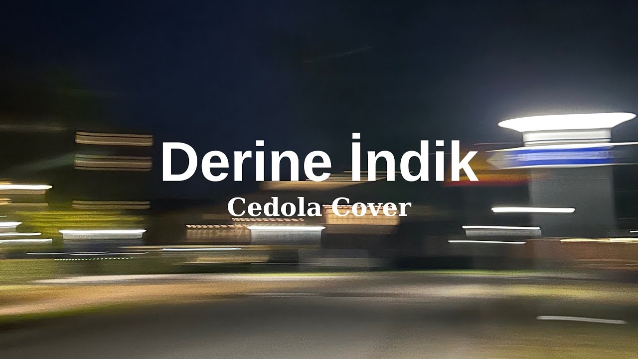 Adamlar - Derine İndik (Cedola Cover) - YouTube