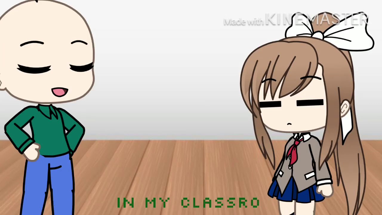 Baldi vs Monika - YouTube