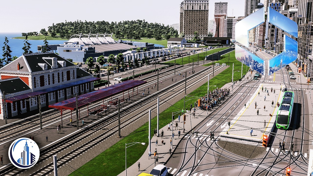 This Transit Hub JUST Got a MASSIVE Upgrade | Cities Skylines 2 Timber ...
