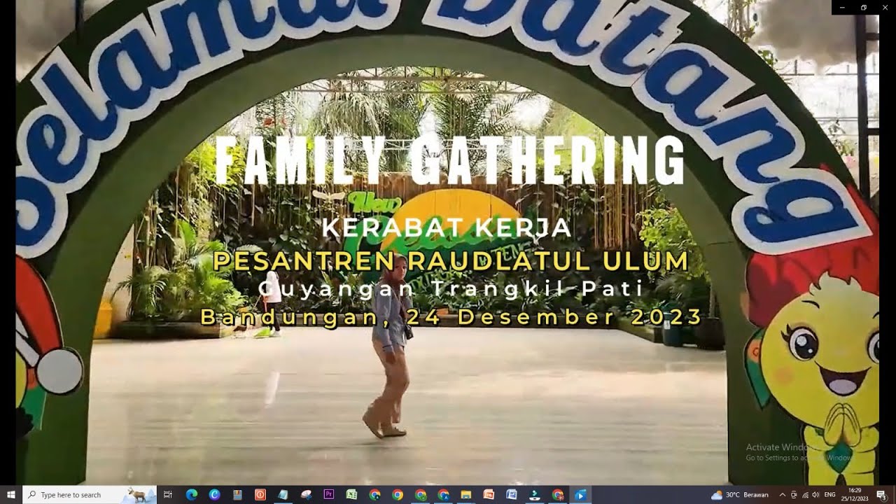 Family Gathering//Kerabat Kerja Pesantren Raudlatul Ulum - YouTube