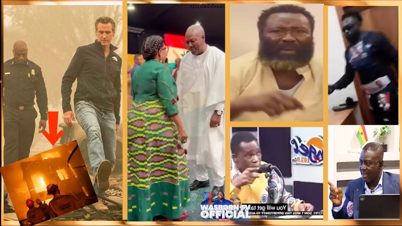🔥F!RƐ Outbreak in LA;Mahama Addresse DUMSOR;Seidu Mba & Police Saga,Cpt ...