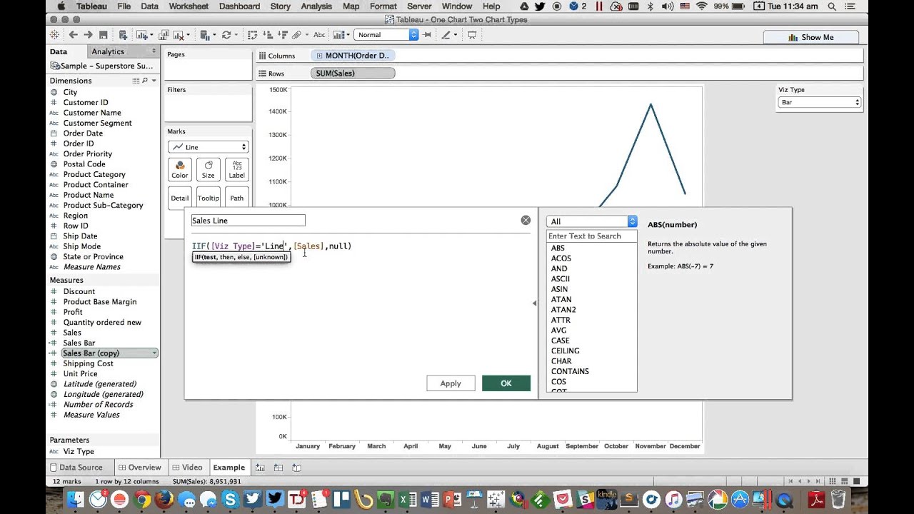 One Chart Two Chart Types - YouTube