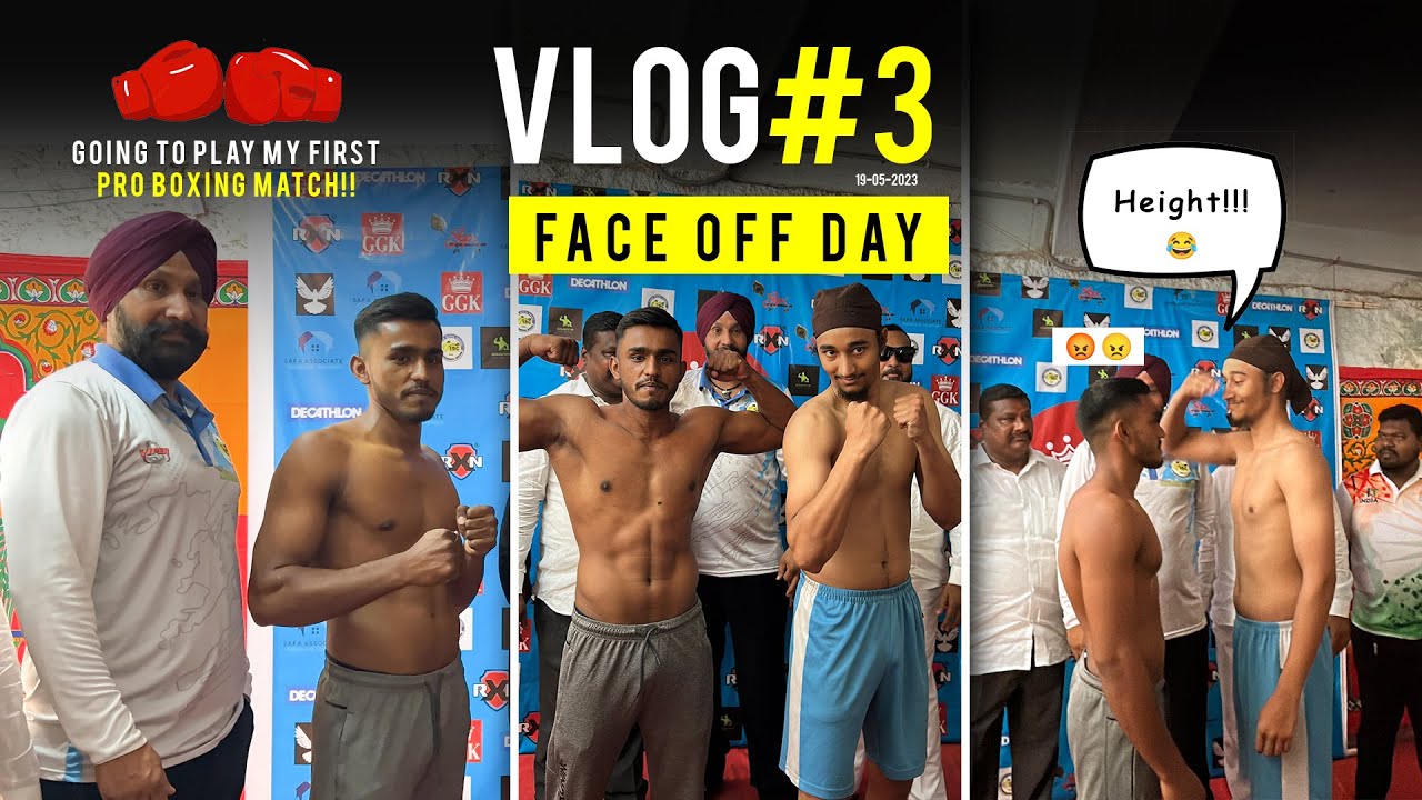 My Pro Boxing Face-Off Round | Vlog 3 | GGK FightNights - YouTube