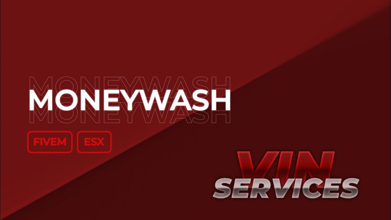 vin-moneywash ~ FiveM Moneywash with many options - YouTube