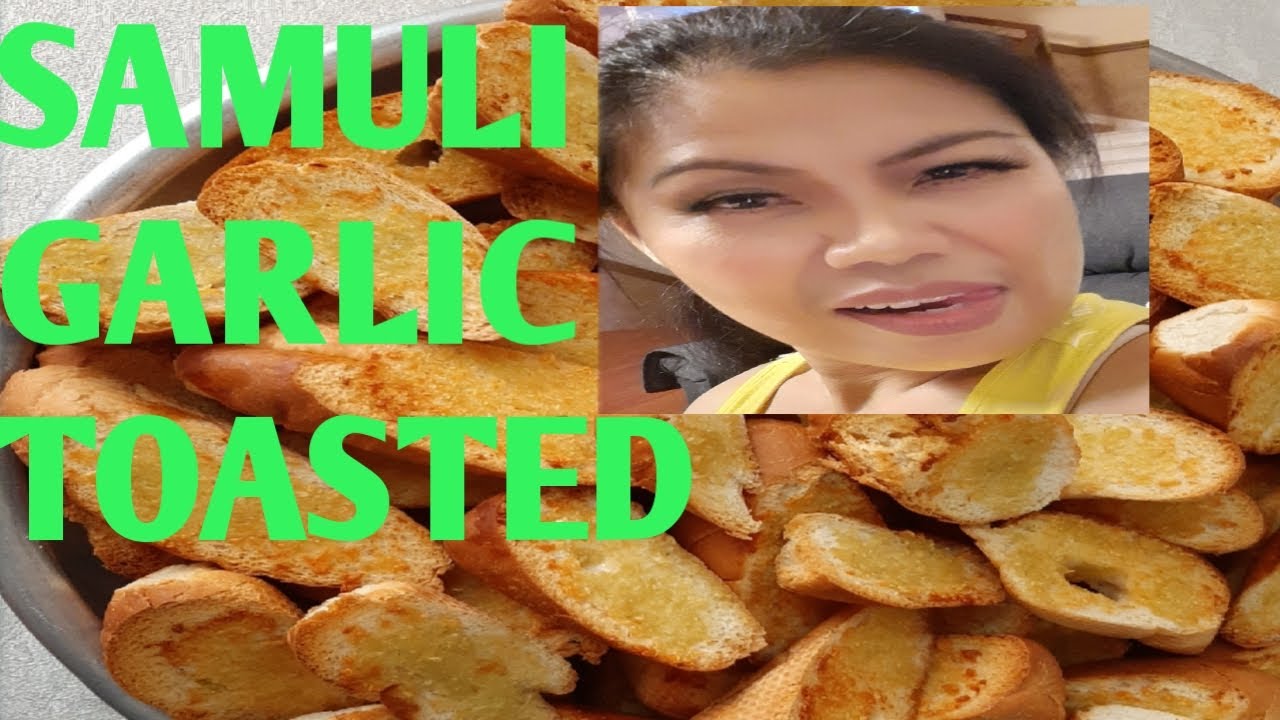 Making samuli garlic toasted bread - YouTube