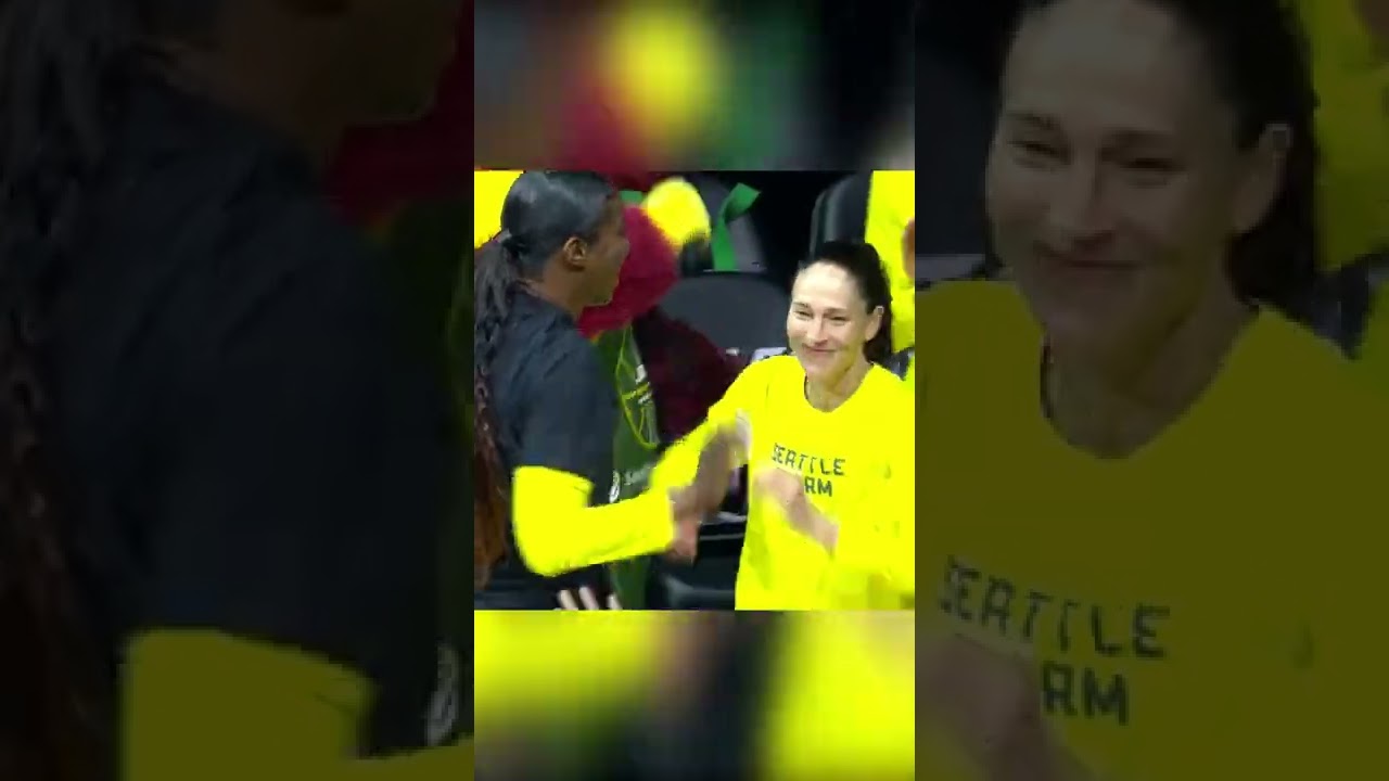Sue Bird introduced in her final regular season game of her career 🙏 ...