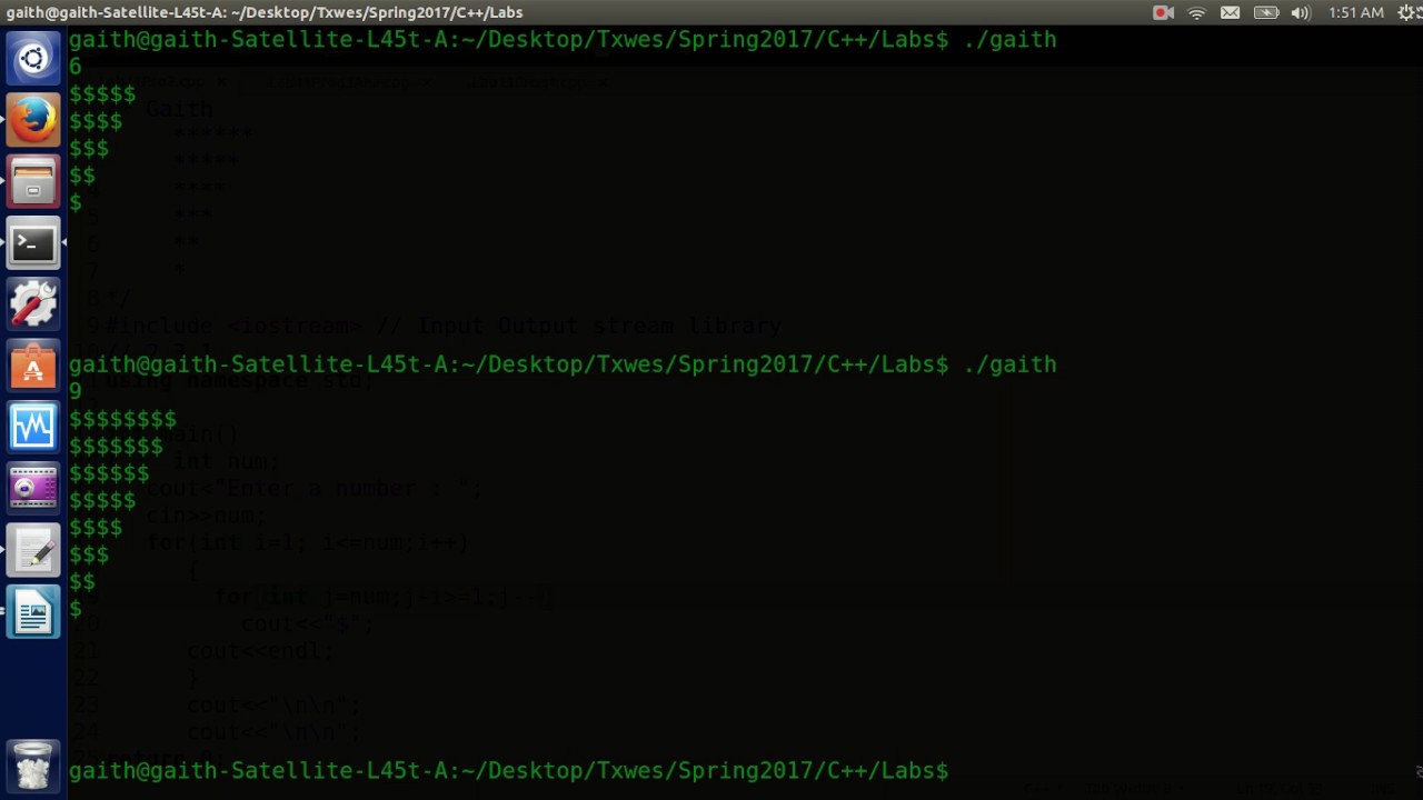 C++ Tutorial Lec 15: Nested loops -- Pyramids - YouTube C++ Tutorial Lec 15: Nested loops -- Pyramids - YouTube