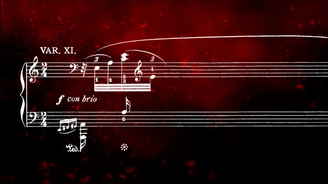 Etude No. 6, Var. 11 - Liszt/Paganini (Animated Sheet Music) - YouTube