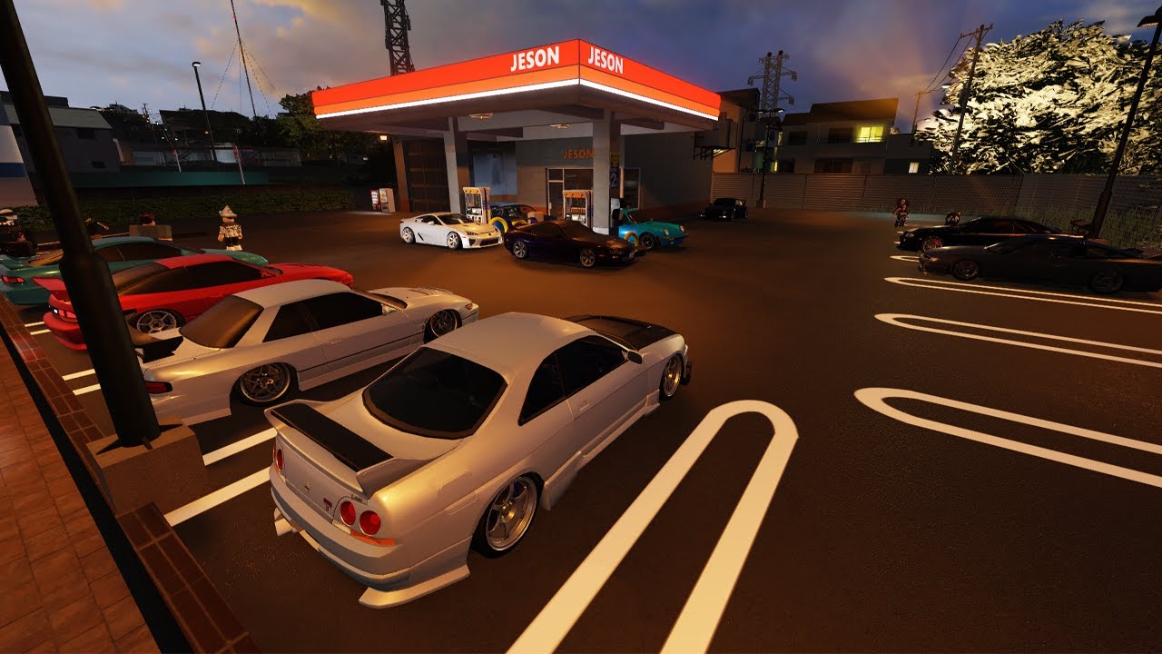 Built R33 GTR On Midnight Racing Tokyo [Roblox] | Car Meet, Cruising ...