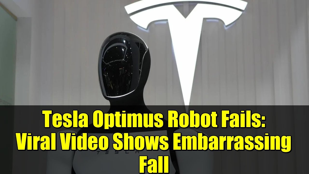 Tesla Optimus Robot Fails: Viral Video Shows Embarrassing Fall - YouTube