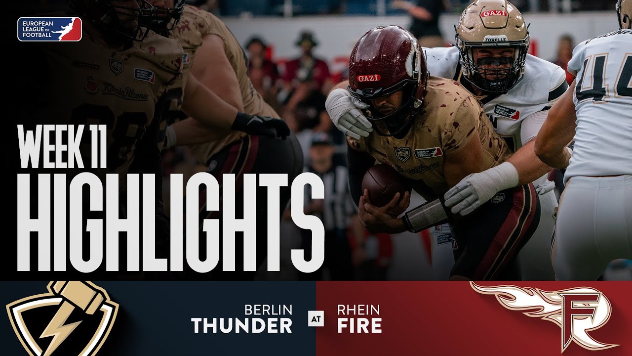 Berlin Thunder @ Rhein Fire - Highlights | Week 11 | Season 2025 - YouTube